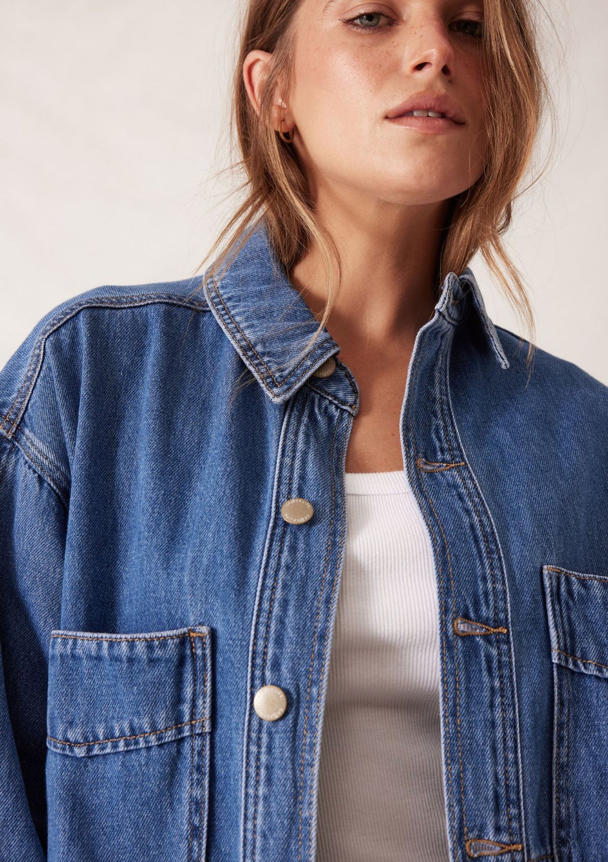 Ceres Bobbi Side Pocket Denim Shacket - Indigo – Deer Willow