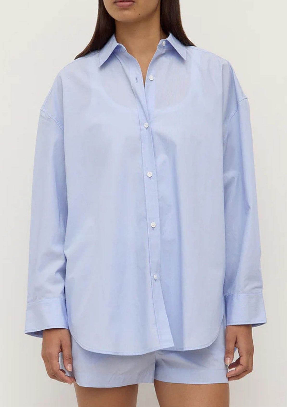 Assembly Label Havana Stripe Long Sleeve Shirt - Blue/White Stripe ...