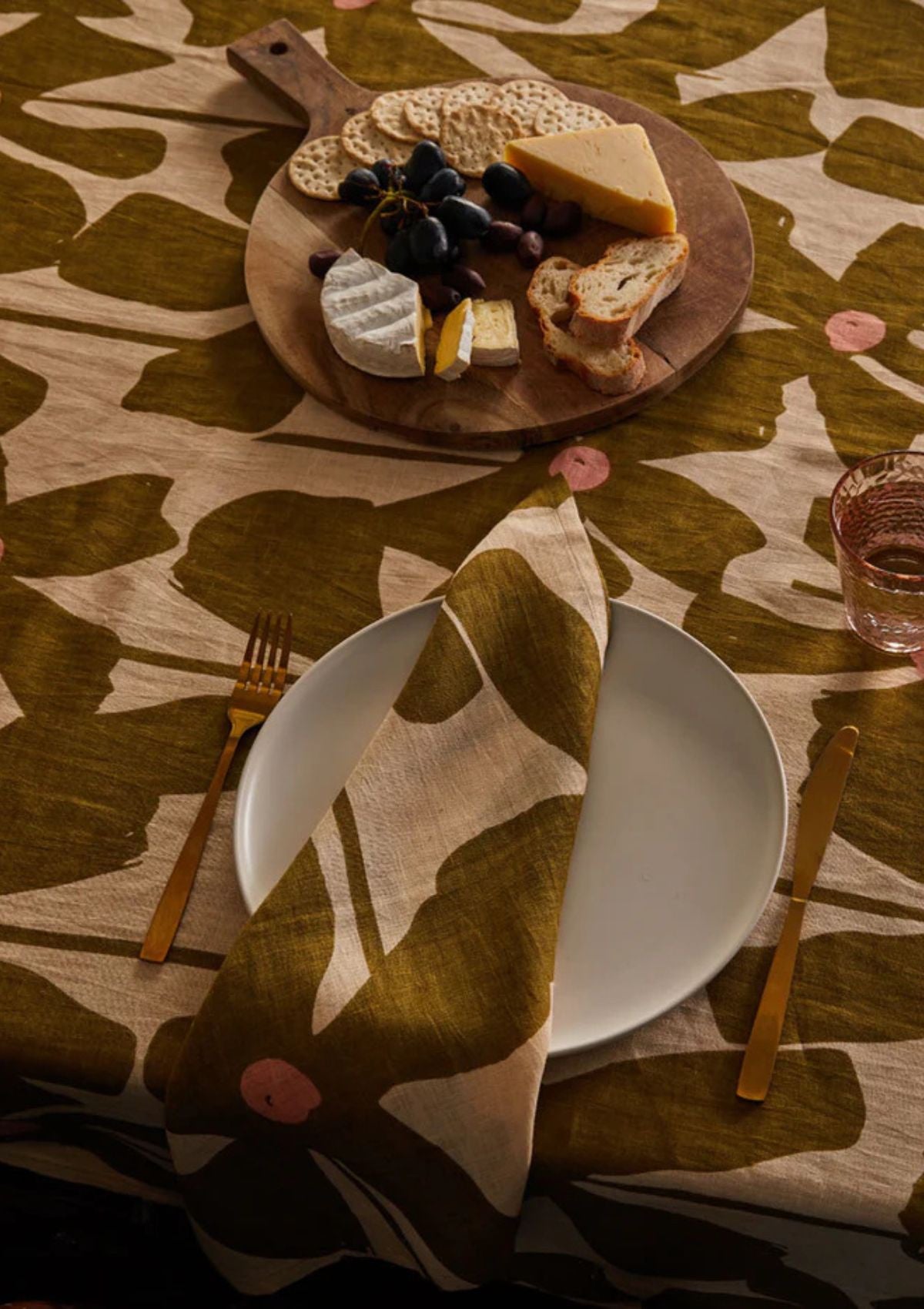 Mosey Me Olive Poppy Napkin Set – Deer Willow